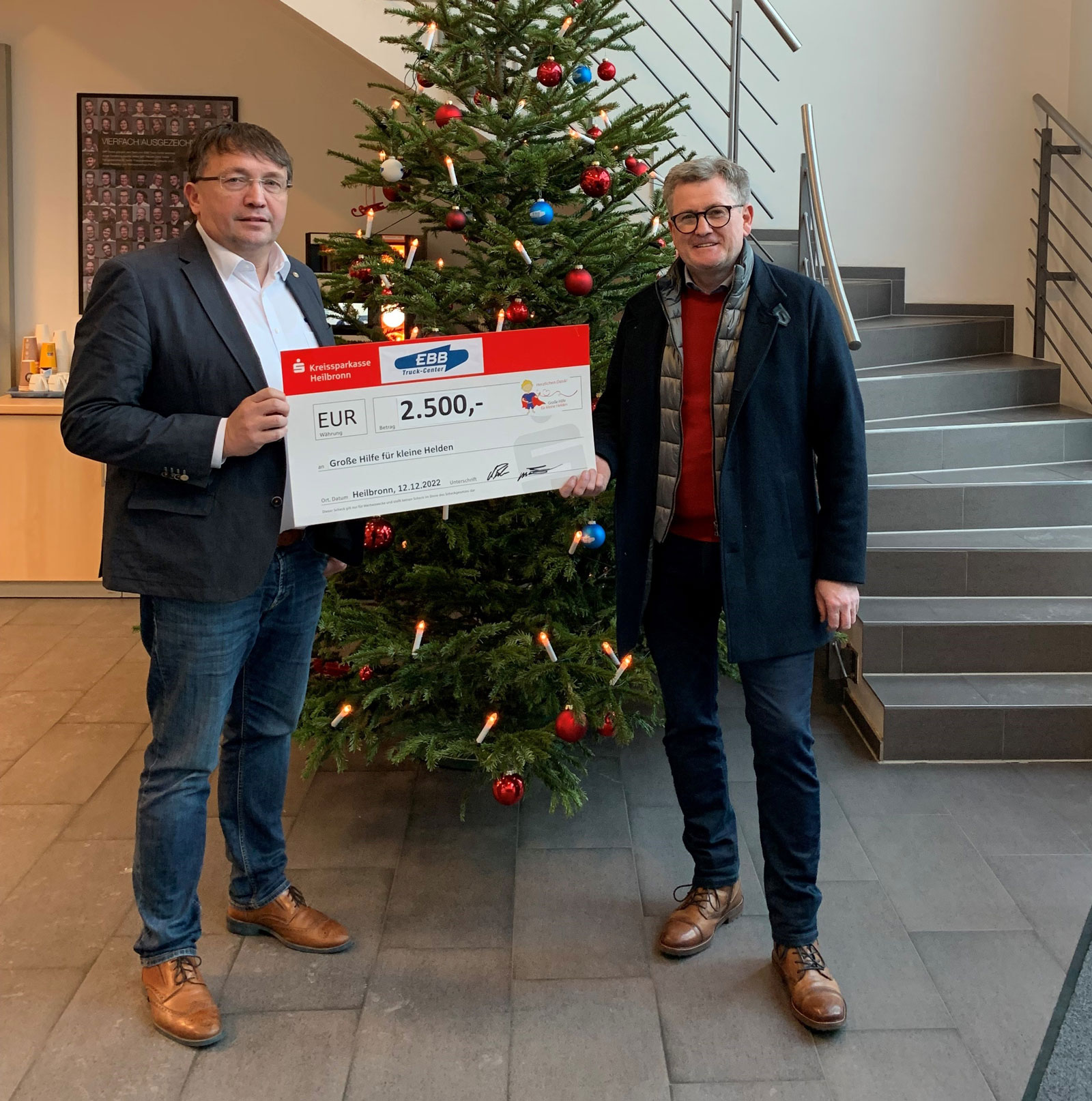 Weihnachtsspende 2022 – EBB Truck-Center GmbH