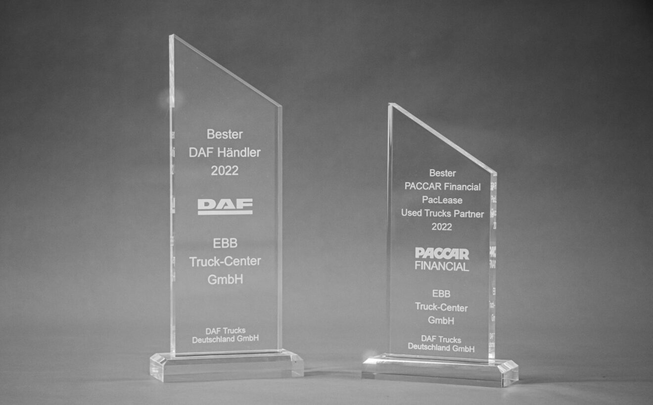 Ausgezeichnet: DAF Dealer Award 2022 – EBB Truck-Center GmbH